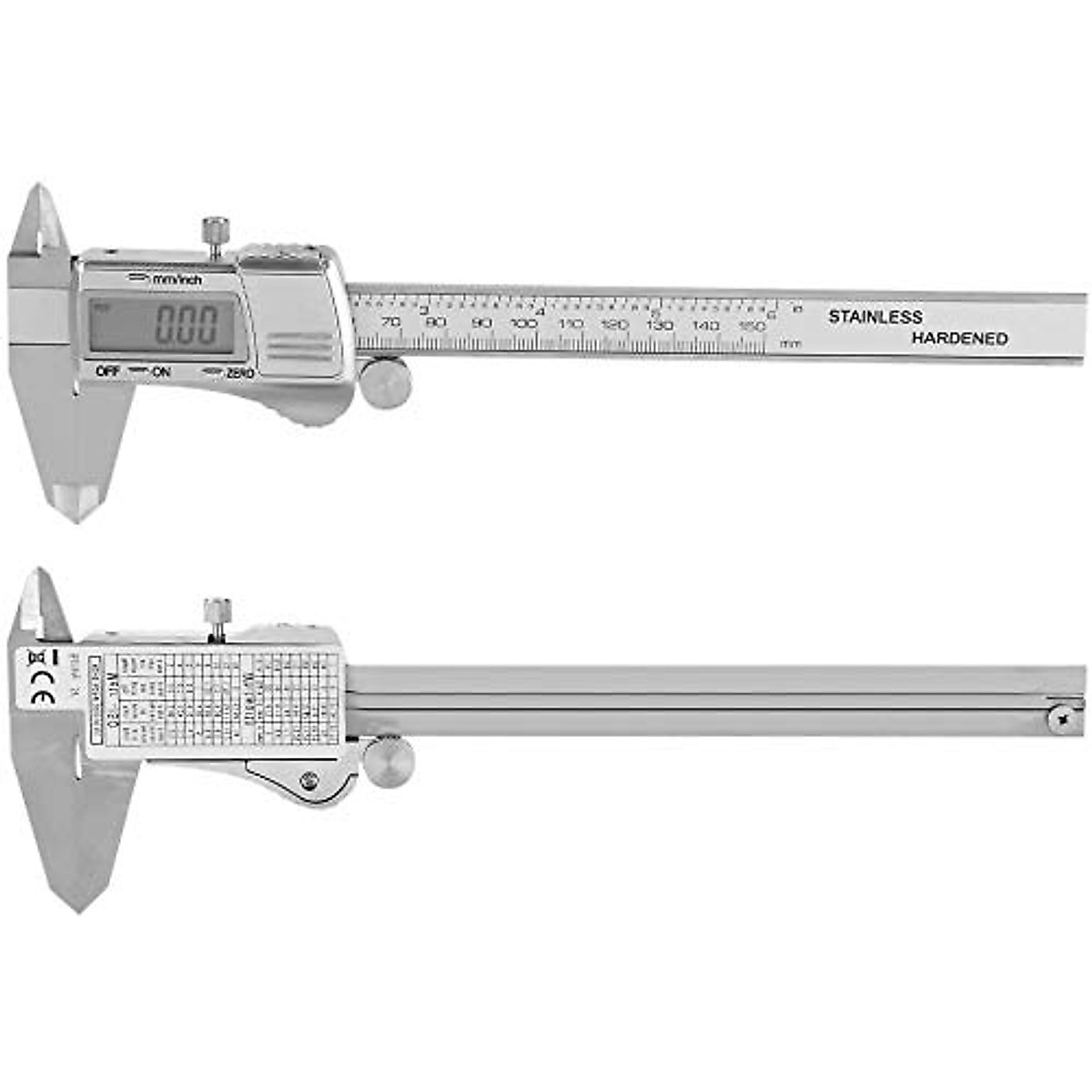 TIST Digital LCD Vernier Stainless Steel Caliper 150mm Micrometer Electronic Gauge
