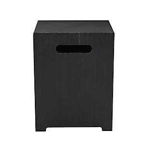 Christopher Knight Home 318047 Wellington Tank Holder, Black + Brushed White