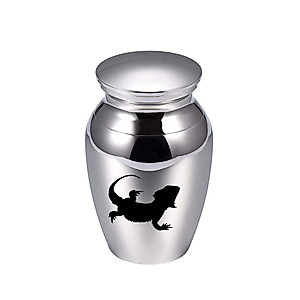 KemtAt Cremation jar Stainless Steel Engraving 72mm42mm Cremation Urns for Human Ashes Pets Ashes Souvenirs-Rat_Large 73mm 42mm
