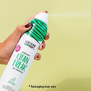 Not Your Mother's Clean Freak Refreshing Dry Shampoo (3-Pack) - 7 oz - Waterless Shampoo Instantly Refreshes Hair Between Washes - Fresh Citrus Scent