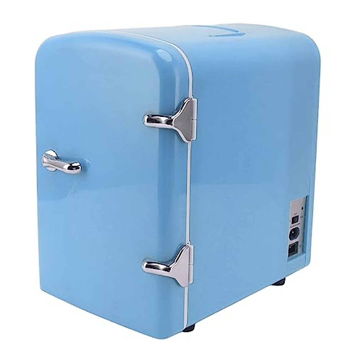 Ozgkee Mini Fridge 4L Portable Cooler Warmer Personal Refrigerator Includes DC12V Car Plug for Skin Care Beverage AC100‑240V (US Plug)