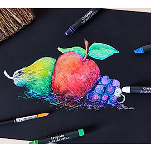 Crayola Signature Premium Watercolor Crayon Sticks & Paintbrush, 12 Count, Gift