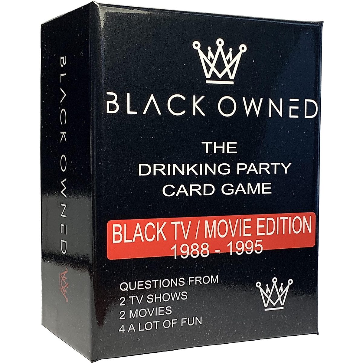 Black Owned | Black Movie & TV Show Trivia Drinking Card Game Bundle Pack | 6 Movies & 6 TV Shows | Urban Adult Party Night Fun