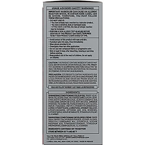 L'Oreal Paris Feria Multi-Faceted Shimmering Permanent Hair Color, R57 Cherry Crush (Intense Medium Auburn), Pack of 1, Hair Dye