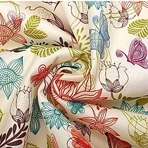 wegreeco Reusable Diaper Pail Liner for Cloth Diaper,Laundry,Kitchen Garbage Cans(2 Pack, Jade, Camellia)