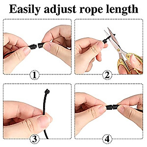 9 in 3 Set Retractable Lanyard for ID Badges, Teacher Lanyard with ID Holder Beaded Lanyards for Women