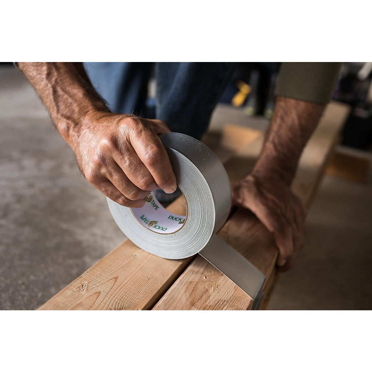 The Original Duck Tape Brand 394468 Duct Tape, 1-Pack 1.88 Inch x 45 Yard Silver,B-450-12,Silver