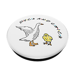 Duck And Chick Funny Quote PopSockets Swappable PopGrip