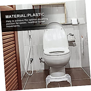 Bathroom Stool Plastic Stool Portable Stool Seat Kid Potty Swattypotty Potty Step Bidet Home Bathroom Footstool Foot Stool for Children Potty Stool for Kids Aldult Squatting Pan