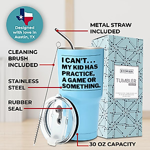 Funny Mom Tumbler 30oz, Funny Gifts For Sports Moms, Baseball Mom Gifts, Volleyball Basketball, Soccer, Softball, Lacrosse, Golf, Football, Hockey, Cheer, Diving, Gymnastics, Wrestling, Tennis Cycling