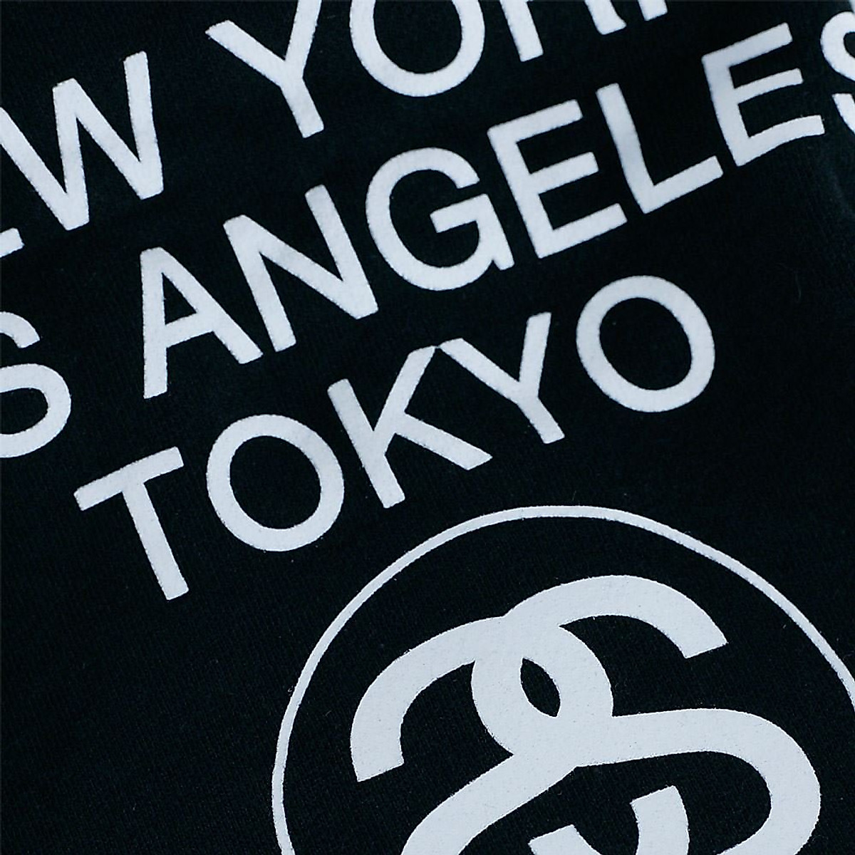 Stussy World Tour Crew in Black (XL)
