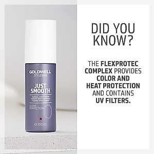 Goldwell StyleSign Just Smooth Sleek Perfection Thermal Spray Serum, 3.3 Fl Oz