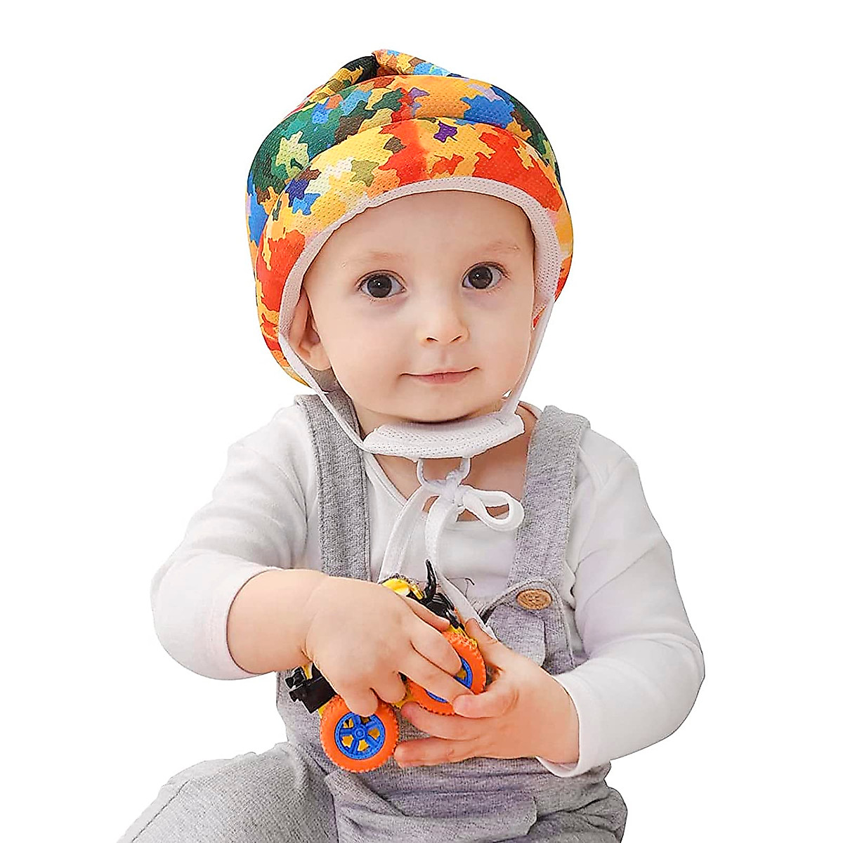 Baby Safety Support Helmet Toddler Adjustable Head Protector Hat Infant Breathable Bumper Headguard Cap for 6 Month to 8 Year