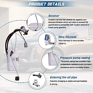 Fuel Pump Assemby with Seding Unit for Jeep Liberty 2002-2003 L4 2.4L V6 3.7L Replace E7162M