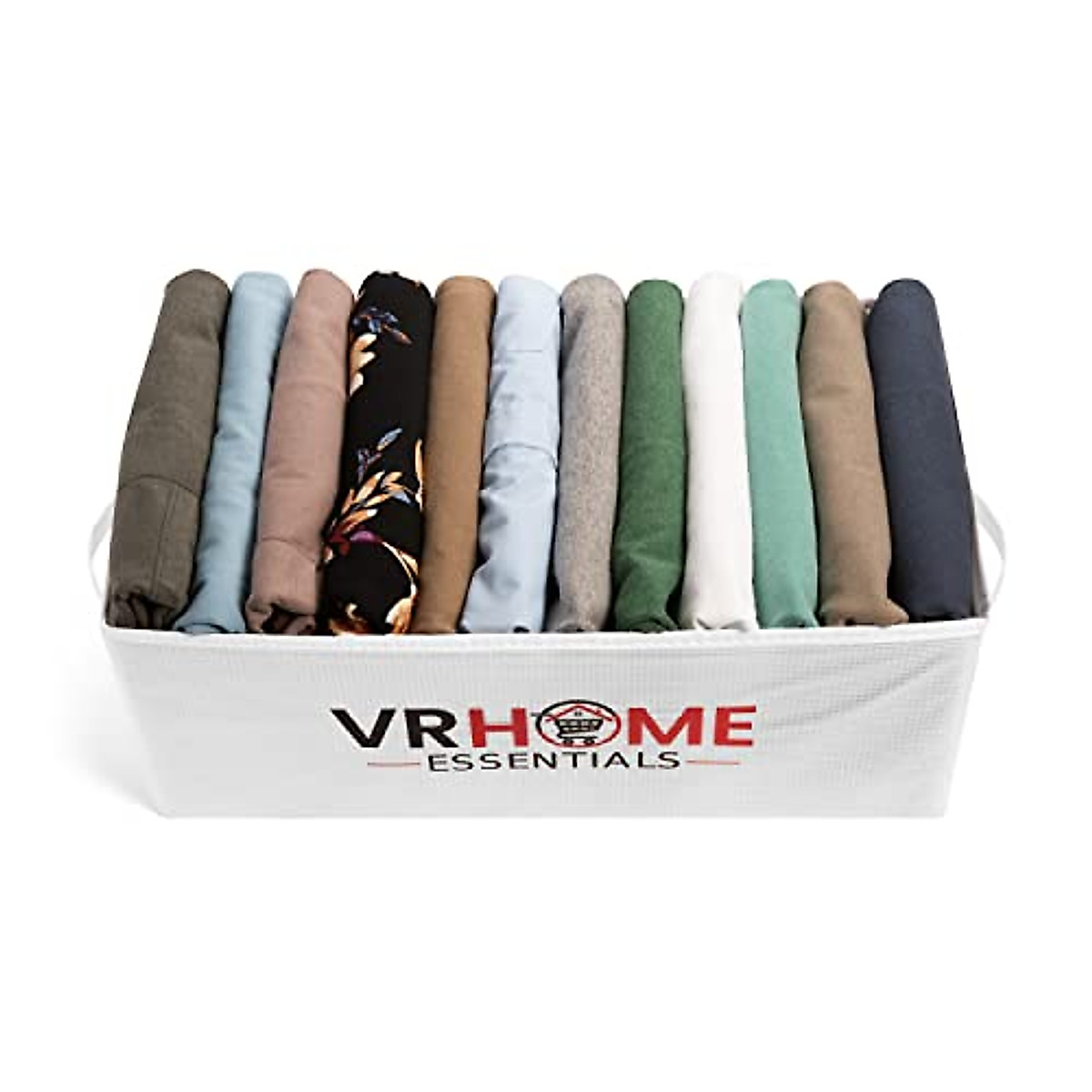 VR HOME ESSENTIALS Closet Organizers and Storage | Clothes Organizer | 12 Grid | Shirt Organizer | Drawer Organizer for Clothing | Wardrobe Clothes Organizer | Closet Organizer