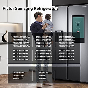 Hinge Shim Kit DA99-04158A Fit for Samsung Refrigerator Door Hinge Shim for Refrigerator Height Adjustment RF22R7551DT/AA, RF28K9580SR/AA, RF30KMEDBSR/AA, DRF36C000SR/DA
