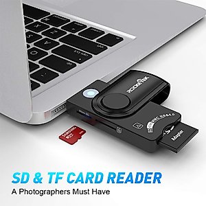 Smart Card Reader, 4 in 1 USB SIM Card Adapter, Identiv Credit ID CAC Card Reader Military, Common Access Card Reader, SIM/MMC/RS&4.0/SDHC/SDXC/SD/TF/Micro SD Card for Windows, Linux/Unix, MacOS X