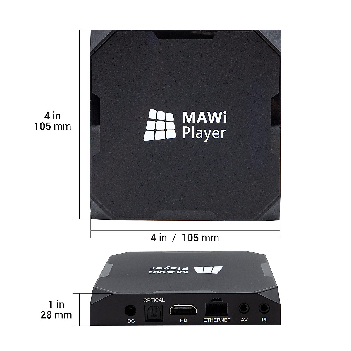 MAWi 4K Digital Signage Player Bundle by Monitors AnyWhere – Video Wall solution with Android-based AV- over-IP connectivity software