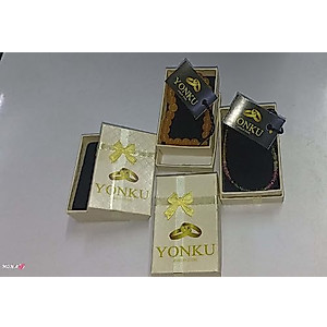 YONKU Black Agate Genuine Bracelet ~ 7 Inches ~ YO-BRACE-7449