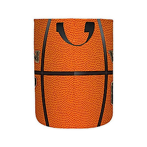Personalized Basketball Laundry Hampers Custom Laundry Basket Customized Dirty Clothes Hamper with Name/Number Nursery Hamper for Boys Kids Baby Clothes Hamper
