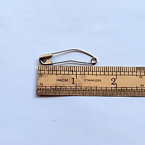 ibotti Curved Safety Pins for Quilting, Basting Pins, Size 2, 100-count