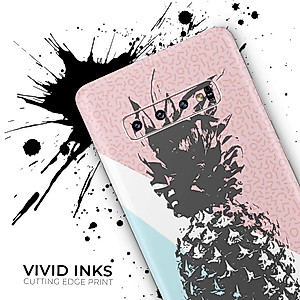 DesignSkinz Coral Mint Summer Pineapple v1 Protective Vinyl Decal Wrap Skin Cover Compatible with The Samsung Galaxy S20 (Screen Trim & Back Glass Skin)