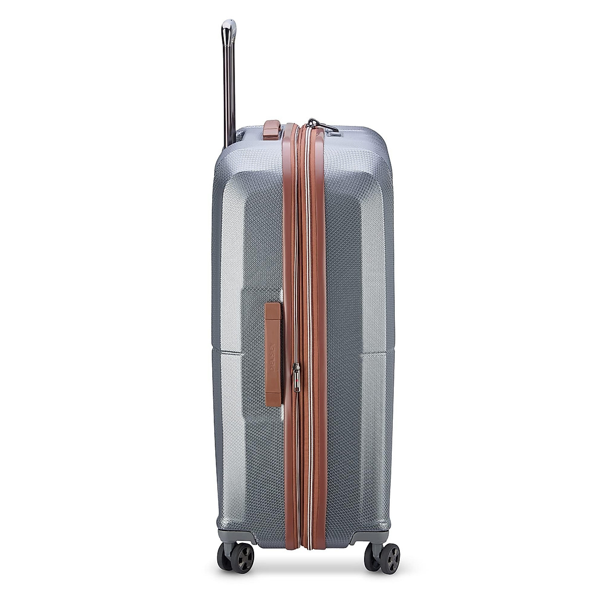 DELSEY PARIS St. Tropez Hardside Expandable Luggage with Spinner Wheels, Graphite, Checked-Large 28 Inch
