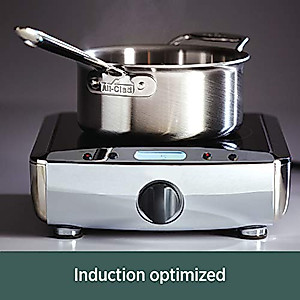 All-Clad BD55112 D5 Brushed Stainless Steel 5-Ply Bonded Dishwasher Safe Fry Pan / Cookware, 12-Inch, Silver