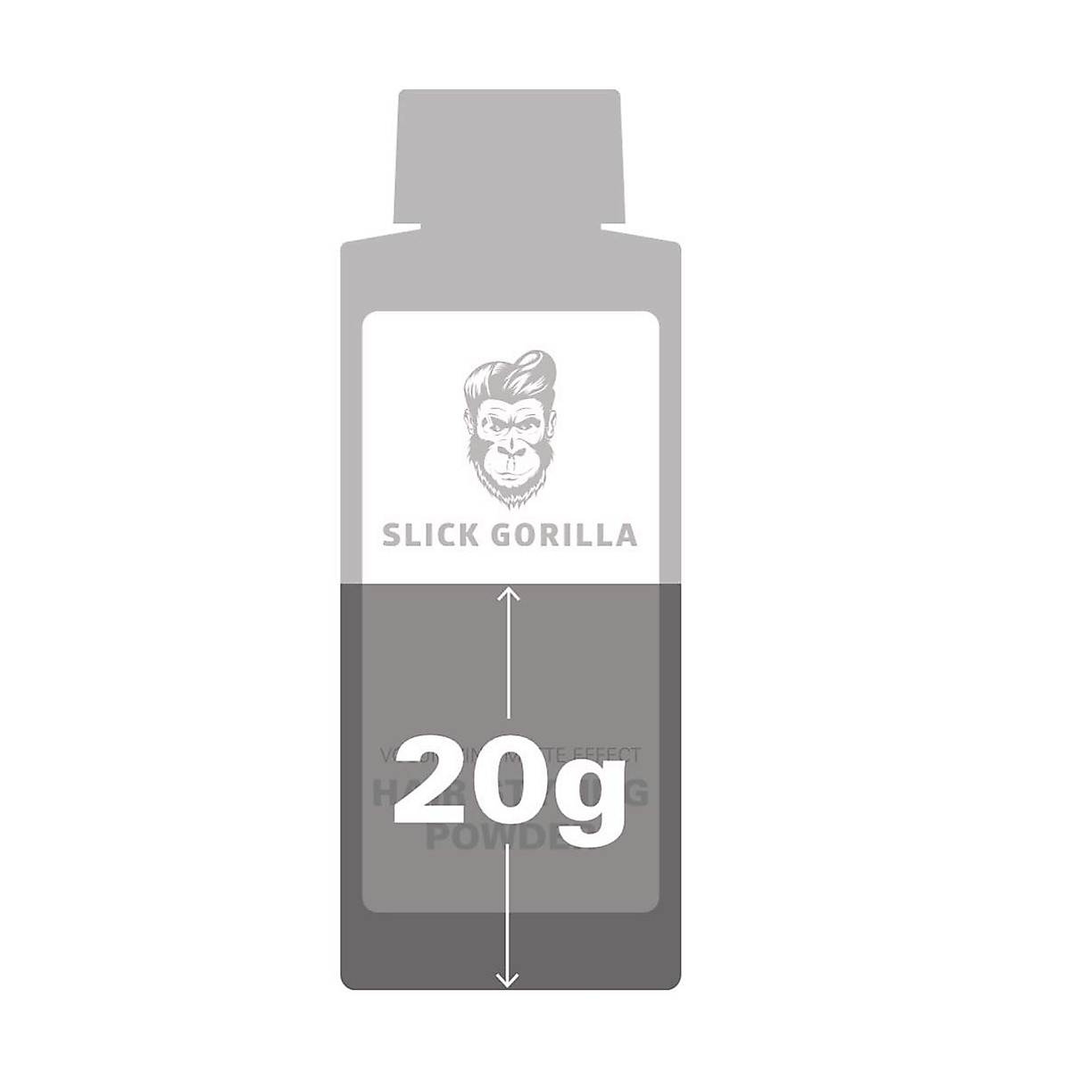 Slick Gorilla Hair Styling Texturizing Powder 0.70 Ounce (20g)