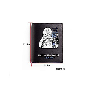 yushe Anime The Quintessential Quintuplets Nakano Miku Kawaii Women Pu Leather Wallet ID Card Holder