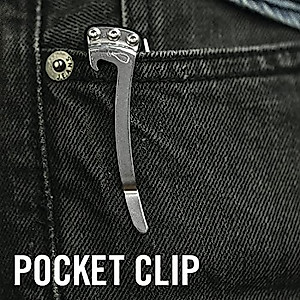 LEATHERMAN, Skeletool KB Pocket Knife with Bottle Opener, Black