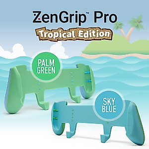 Satisfye - ZenGrip Pro Gen 3 OLED, a Switch Grip Compatible with Nintendo Switch - Comfortable & Ergonomic Grip, Joy Con & Switch Control. #1 Switch Accessories Designed for Gamers (Blue)