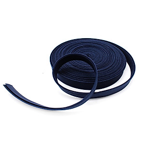 Bias Tape ~ 1/2" Wide Double-fold Bias Tape ~ Navy ~ Poly Cotton (10 Yards/Pack)~ Made in USA