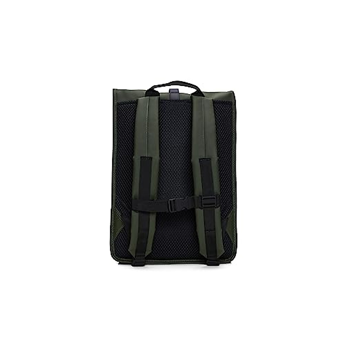 RAINS Rolltop Rucksack -Backpack - Waterproof Backpack for Women and Men - Rucksack for Travel and Work (Green)