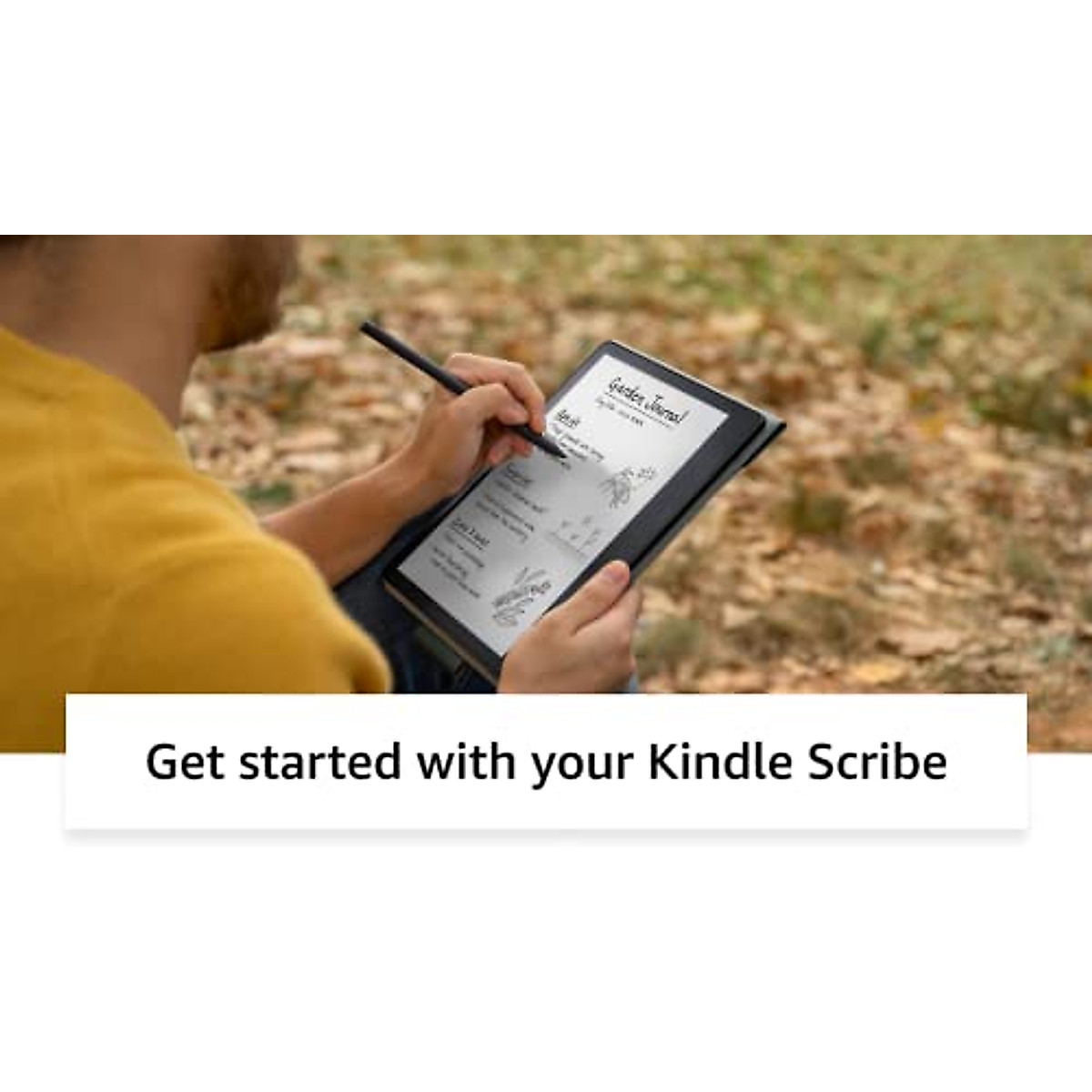 Kindle Scribe (32 GB) the first Kindle for reading, writing, journaling and sketching - with a 10.2” 300 ppi Paperwhite display, includes Premium Pen