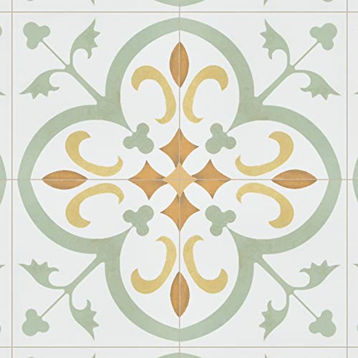 Merola Tile Revival Memory 7-3/4" x 7-3/4" Ceramic Floor and Wall Tile