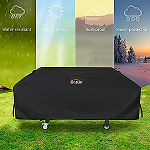 Jiesuo 36 inch Griddle Cover for Blackstone, 36 inch Flat Top Griddle Station Cover, Heavy Duty Waterproof Blackstone Griddle Cover 36 Inch