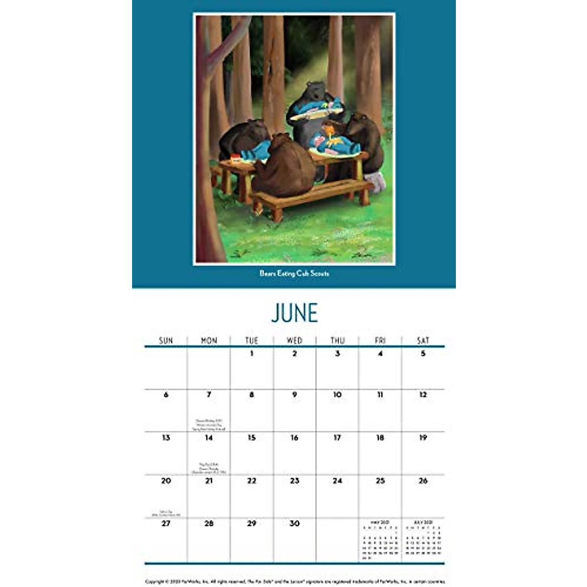 The Far Side® After Hours 2021 Wall Calendar