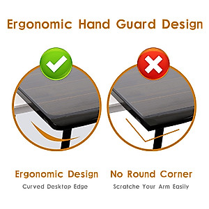 Amaredom Laptop Bed Desk Tray Bed Table, Foldable Portable Lap Desk with Storage Drawer and Cup Holder for Eating Breakfast on Bed/Couch/Sofa-Black