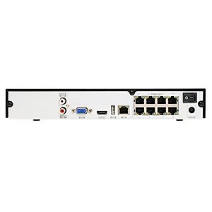 HDView 8 Channel 4K NVR, 8 PoE Ports, Smart Intelligent Analytics, 8 Channel Audio, Up to 8MP IP Cameras, Smart Search, Object Detection, Exception, Tripwire, Intrusion