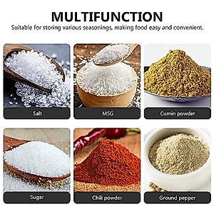 Salt Shaker 15pcs Salt and Pepper Shaker Empty Condiment Dispenser Kitchen Seasoning Bottle Container with Sifter Cap for Home Restaurant Salt and Pepper Shakers