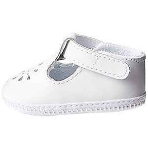 Baby Deer, Baby-Girls Crib Shoe, White, 00(Preemie)