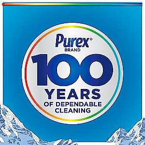 Purex 4-in-1 Laundry Detergent Pacs, Mountain Breeze, 70 Count + Purex Crystals in-Wash Fragrance and Scent Booster, Fresh Vibes, 21 Ounce, 4 Count