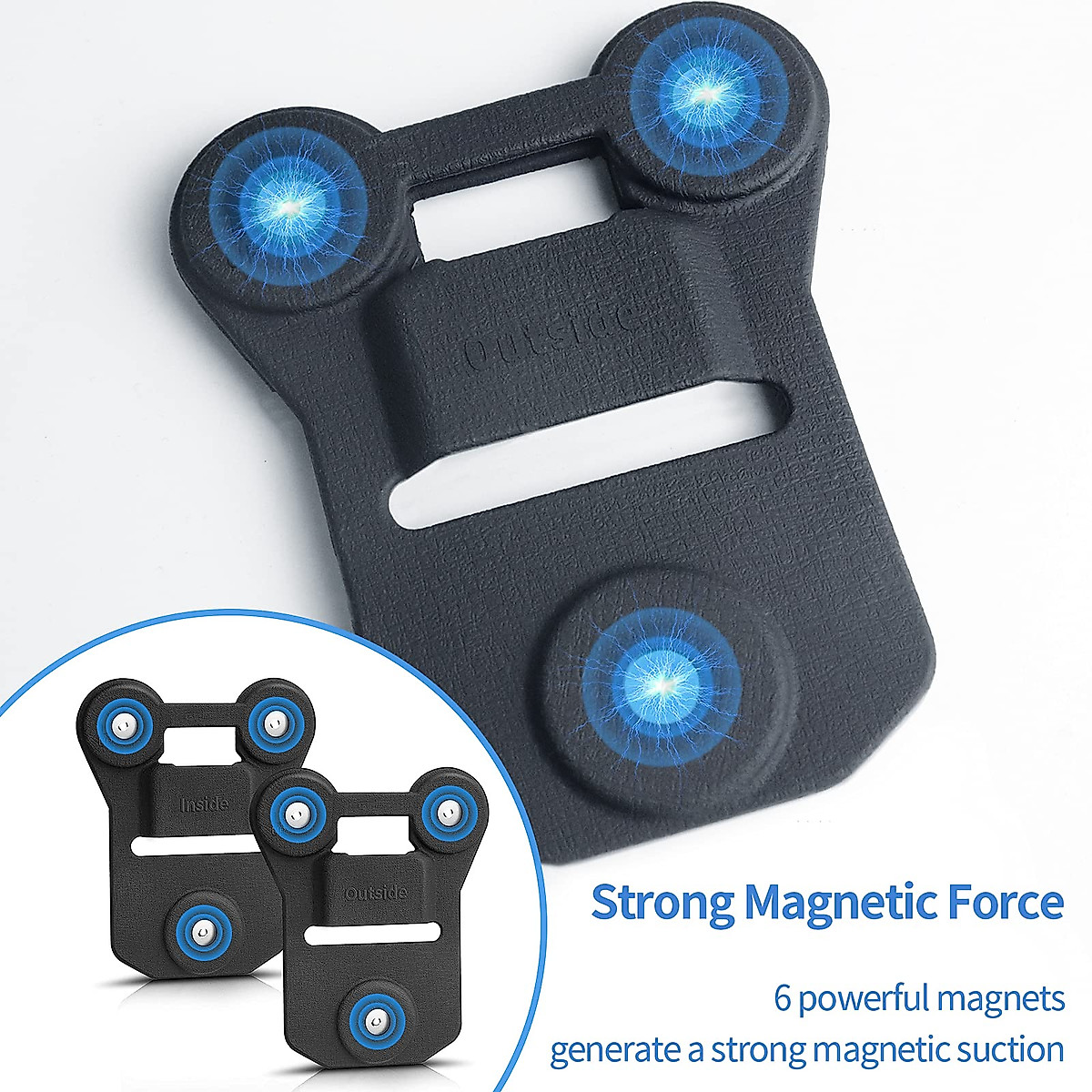 YIJIAOYUN Body Camera Magnetic Mount, Universal Strong Suction Magnet Mount Holder, Stick to Clothes for All Brand Body Cams with Wearable Clips