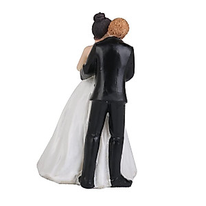 Dining Table Decor Wedding Groom Wedding Cupcake Picks Wedding Couple Bride from Groom Top Hat Decorate Decorations Bride Groom Hug for Wedding Cake Figurine Car