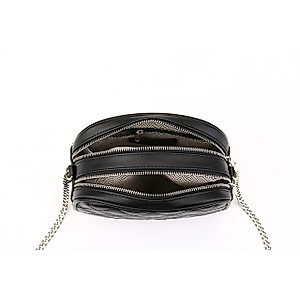 MAXWISE Quilted Crossbody Bags Crossbody Purse Small Crossbody Shoulder Bag with Chain Strap Side Purse for Women