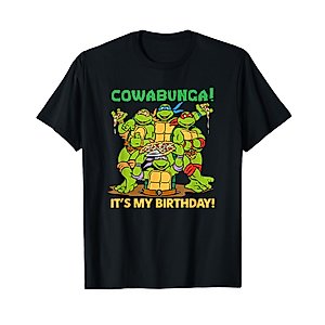 Mademark x Teenage Mutant Ninja Turtles - Cowabunga! It's My Birthday! T-Shirt