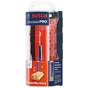 BOSCH 85224MC 5/16 In. x 1 In. Carbide-Tipped Double-Flute Straight Router Bit