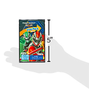 Power Rangers Mini Party Favors Set for Kids - Bundle with 24 Mini Power Rangers Grab n Go Play Packs with Coloring Pages, Stickers and More (Power Rangers Birthday Party Supplies)