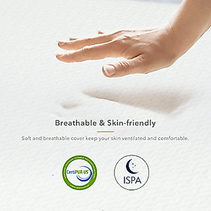 Sweetnight Queen Mattress-Queen Size Mattress,10 Inch Gel Memory Foam mattress for Back Pain Relief /Motion Isolation & Comfy Sleep, Flippable Comfort from Soft to Medium Firm,Sunkiss